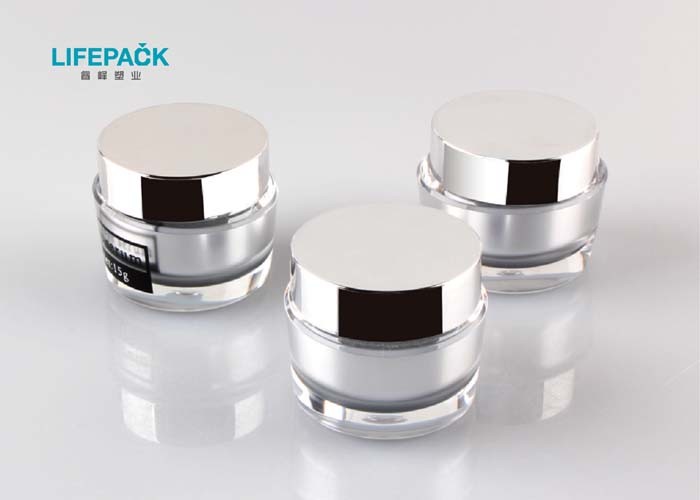 15g pots cosmétiques en plastique avec des couvercles, couleur adaptée ...